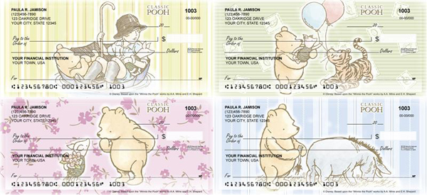 Classic Winnie the Pooh Checks - PetChecksDirect.com