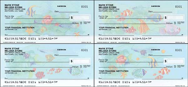 Tropical Fish Checks (Pastel) - PetChecksDirect.com